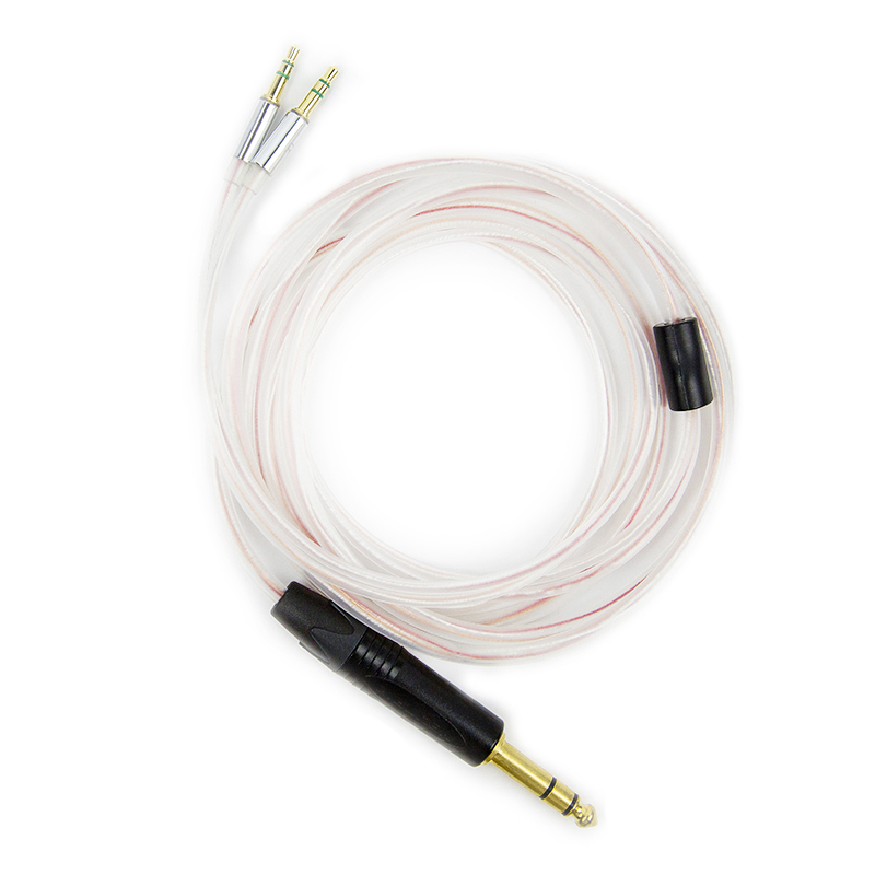 Crystalline Silver Cable (3.5mm-to-6.35mm TRS)